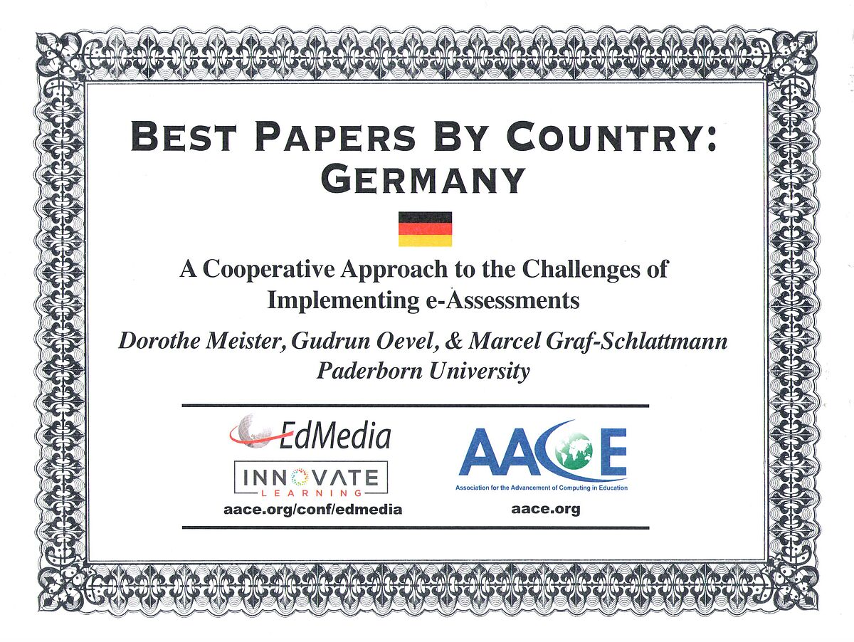 Best Papers by Country Award